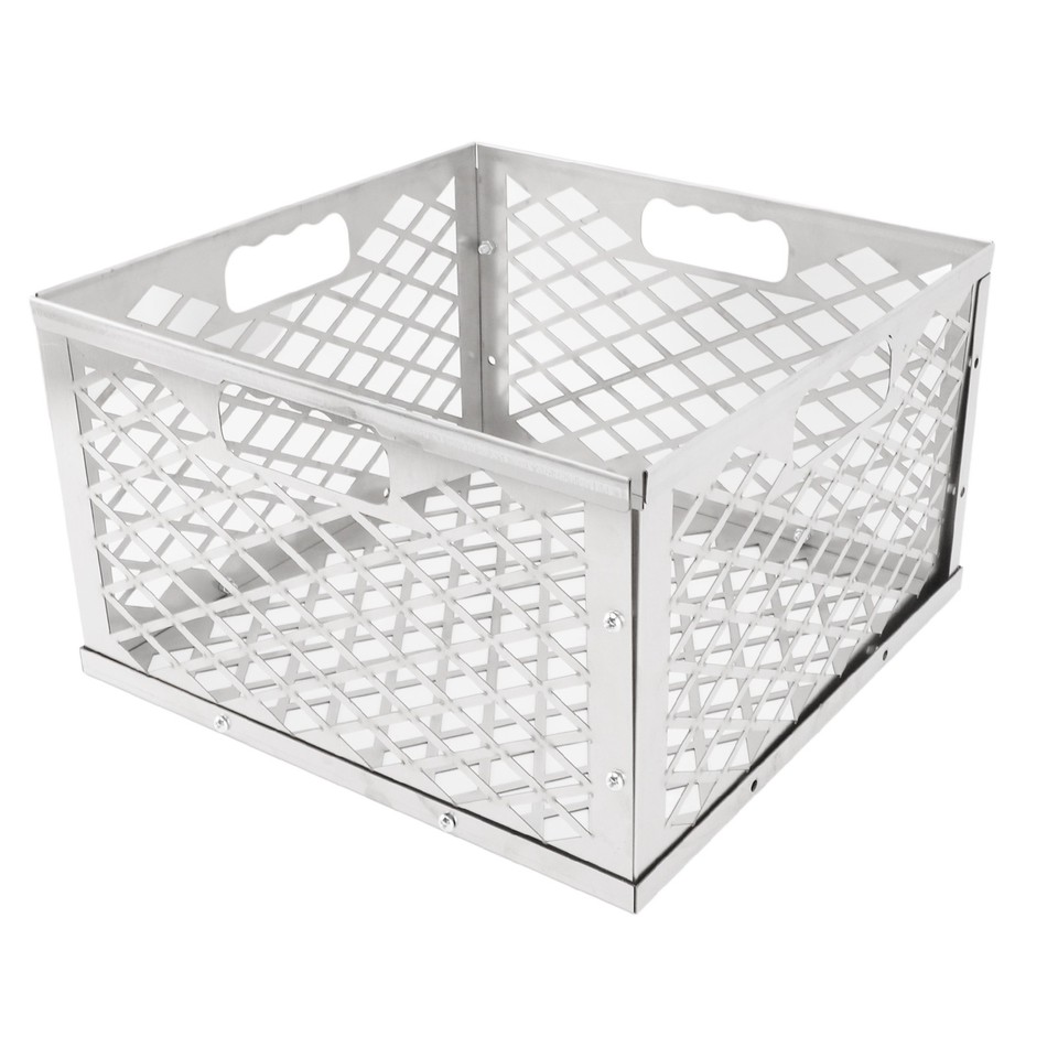 Charcoal Basket Detachable Design Portable Rugged Stainless Steel ...