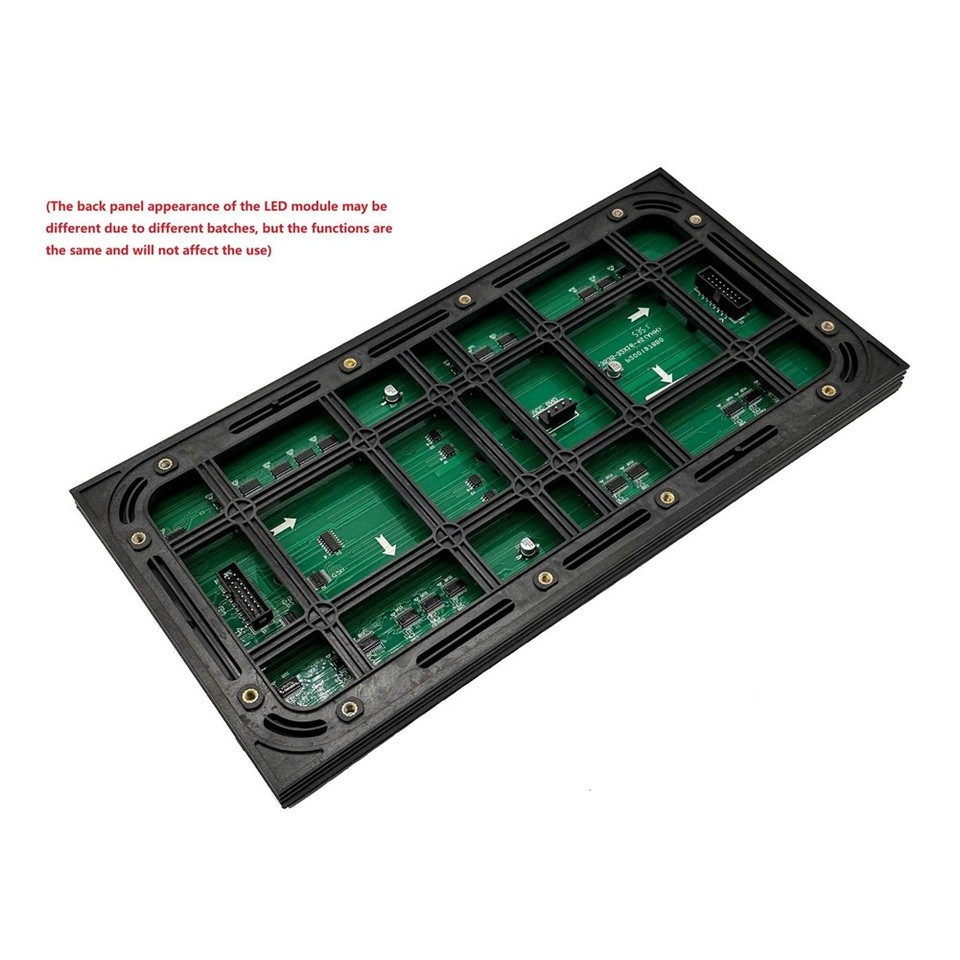 2Pcs P10 Full Color Outdoor LED Module HUB75 SMD3535 32x16 Pixels ...