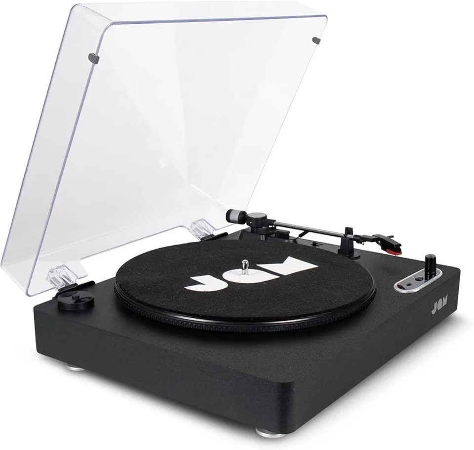 Jam Spun Out Wireless Turntable - Bluetooth Record Player, 3-Speed ...