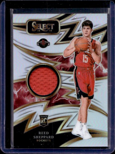 2024-25 Select Reed Sheppard Sparks RC Jersey Rookie #SPK-REE Rockets ...