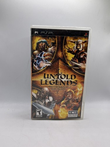 PlayStation PSP GAME Untold Legends Brotherhood of the Blade Sony ...