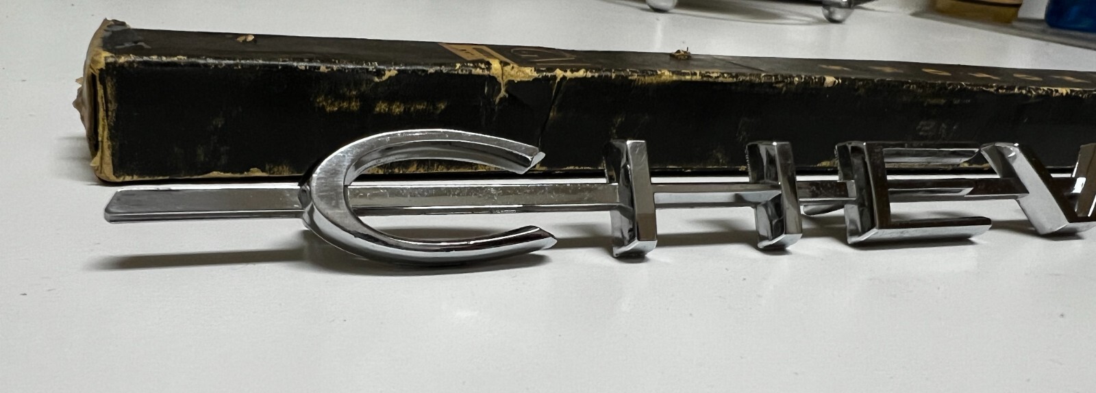 Vintage+Chevrolet+Script+Emblem+Badge+Logo+OEM+6256572 for sale online ...
