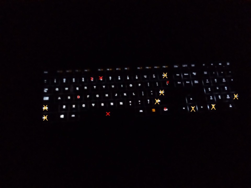 1 Logitech K800 Illuminated Wireless Keyboard Replacement Key(s) and ...