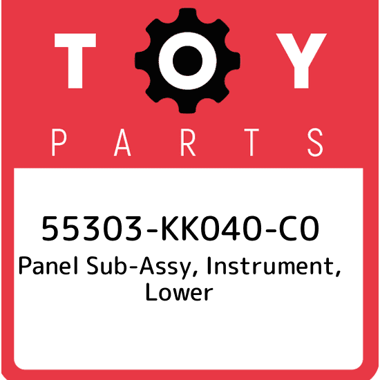 55303KK040C0 Genuine Toyota Panel Sub-assy Inst 55303-kk040-c0 for sale ...