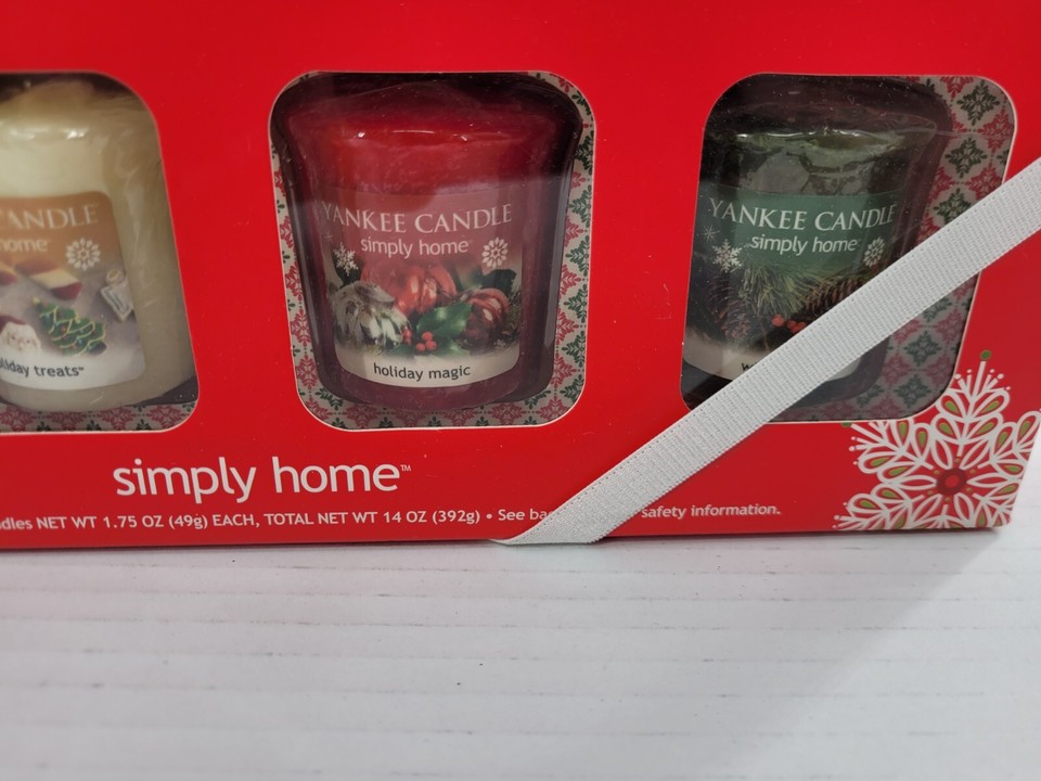 Yankee Candle Sampler Pack Simply Home Christmas Holiday Pack 2014 | eBay