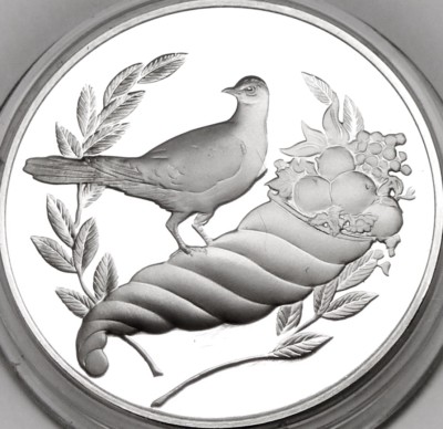 THE ROMAN CORNUCOPIA GOOD LUCK SYMBOL Good Fortune STERLING SILVER COIN ...