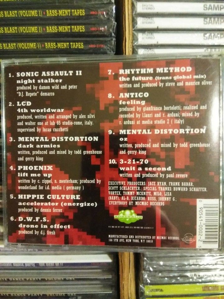 Tekno Attack Various CD 1993 NEW SEALED Adrenalin Records | eBay