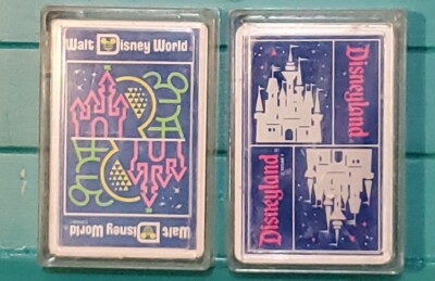 Vintage Walt Disney Playing Cards 2 DECKS SEALED | eBay