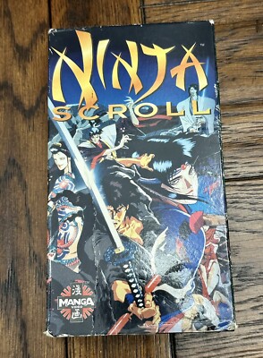 Ninja Scroll VHS 1995 Original Japanese Dubbed English Classic Anime ...