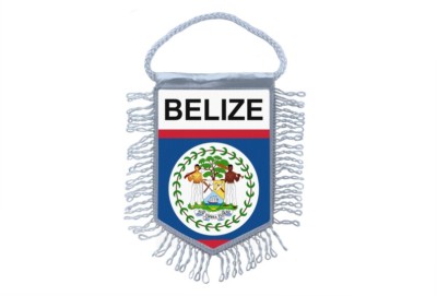 Mini banner flag pennant window mirror cars country banner belize | eBay