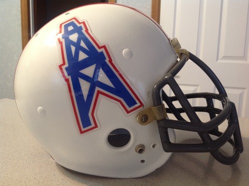 Vintage 1970s Game Used Houston Oilers NFL BK Kelley Clear Shell ...
