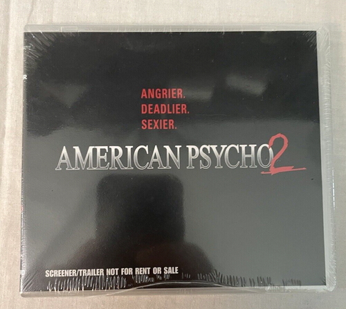 American Psycho 2 DVD Screener/Trailer *SEALED* NOT FOR RESALE - RARE ...