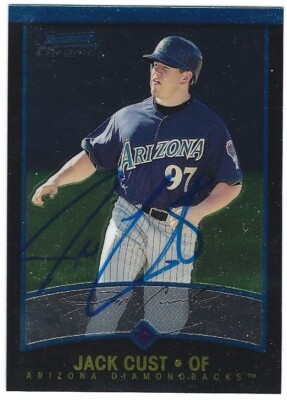 2001 Bowman Chrome Baseball #245 Jack Cust IP autograph signed card | eBay