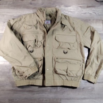 VINTAGE Penn Reels FISHING Jacket Men's XL WITH 15 POCKETS Storage | eBay