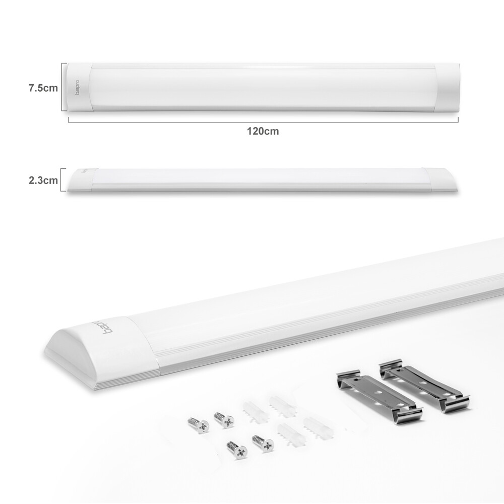 LED Slim Ceiling Batten Tube Light Linear Fluro Fluorescent 30CM 60CM ...