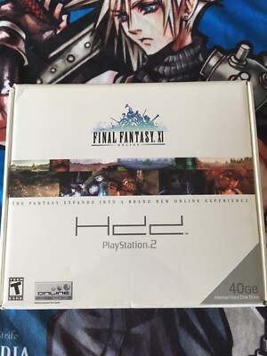 final fantasy xi 11 online hard disk drive 40gb ps2 complete used ...
