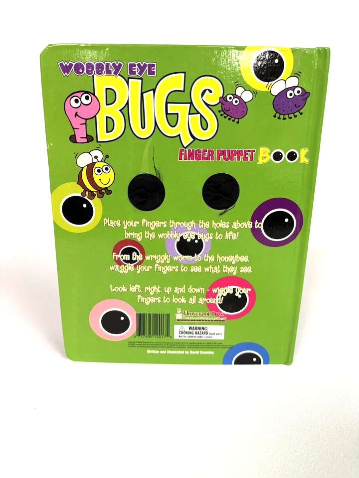 Wobbly Eye Bugs with Finger Puppet Children's Hardback Book | eBay