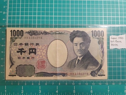 1000 Yen Japan Banknote. 1000 Nippon Ginko Note. Japanese 1,000 Cir ...