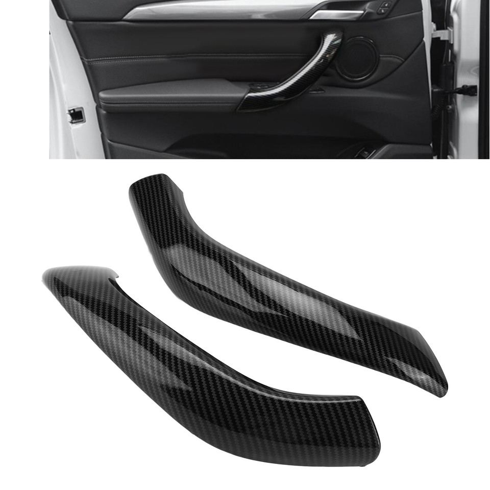 Inner Door Handle Cover Trim Carbon Fiber Style Perfect Fit For X1 F48 ...