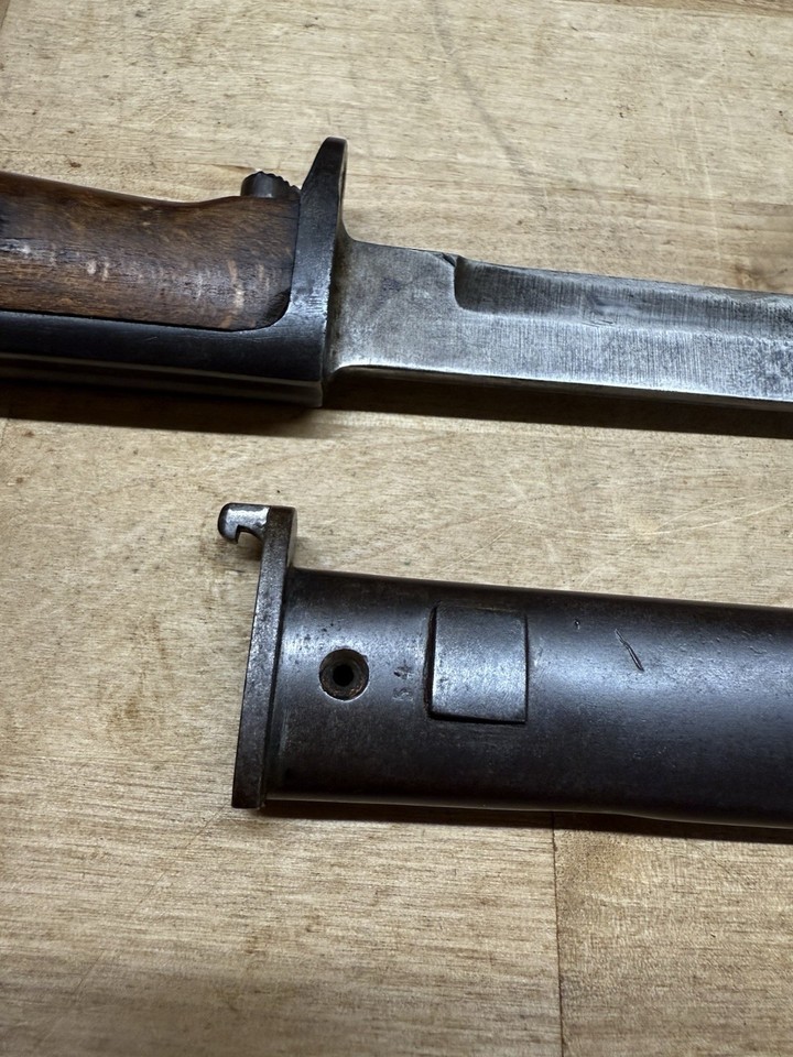 NORWEGIAN M1894 KRAG JORGENSEN RIFLE BAYONET SCABBARD | eBay