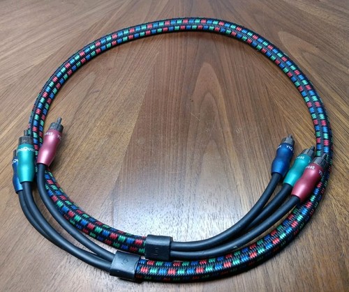 Genuine Audioquest YIQ-3 Component Video 1M (39") 6.1 Silver From ...