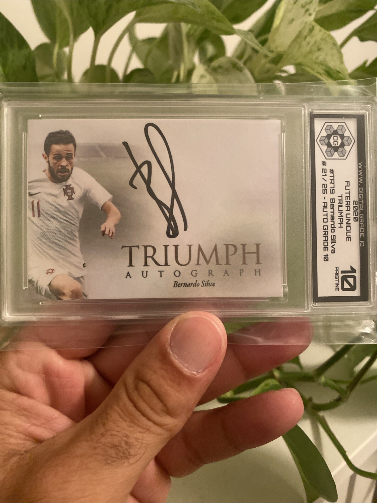 2020 Futera Unique Triumph AUTOGRAPH 10 ⚽️ Bernardo Silva #21/25 | eBay