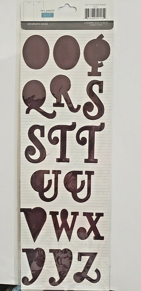 COLORBOK xy&z FAUX SUEDE Self Adhesive Accents - ALICIA - Burgundy - 34 ...