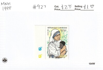 Gabon / Gabonese Republic #927 "Mother Teresa" MNH 1998 | eBay