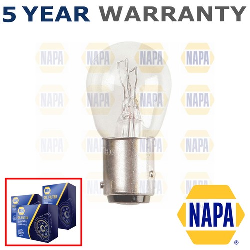 NAPA Front Rear 10x Tail / Fog Light Bulbs 566 12V 21/4W Fits Ford VW ...