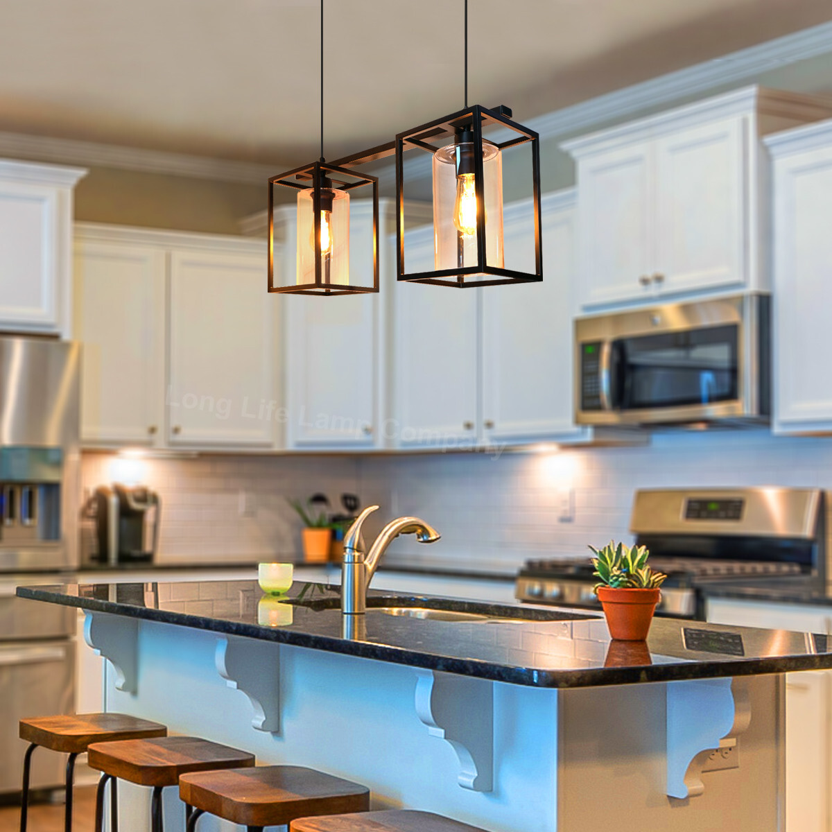 Modern Rectangular Pendant Light NL82339 Kobra Pendant Rectangle 5