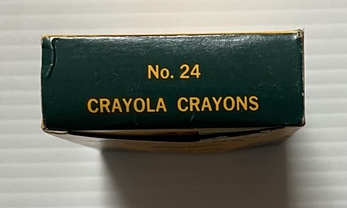 Vintage 1980s Crayola Crayons 24 Pack Binney & Smith NEW Brilliant ...