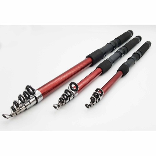 Telescopic Match Rod Fiber Fishing Carbon Sea Spinning Reel Pole | eBay UK