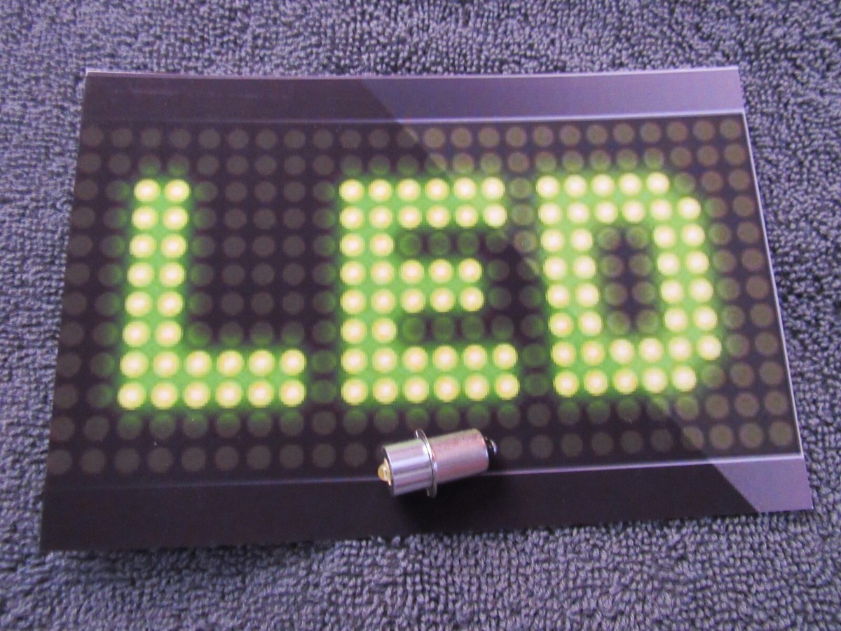 Ryobi 18v Flashlight Bulb Nite Ize 3 Volt LED Flashlight Bulb Fits