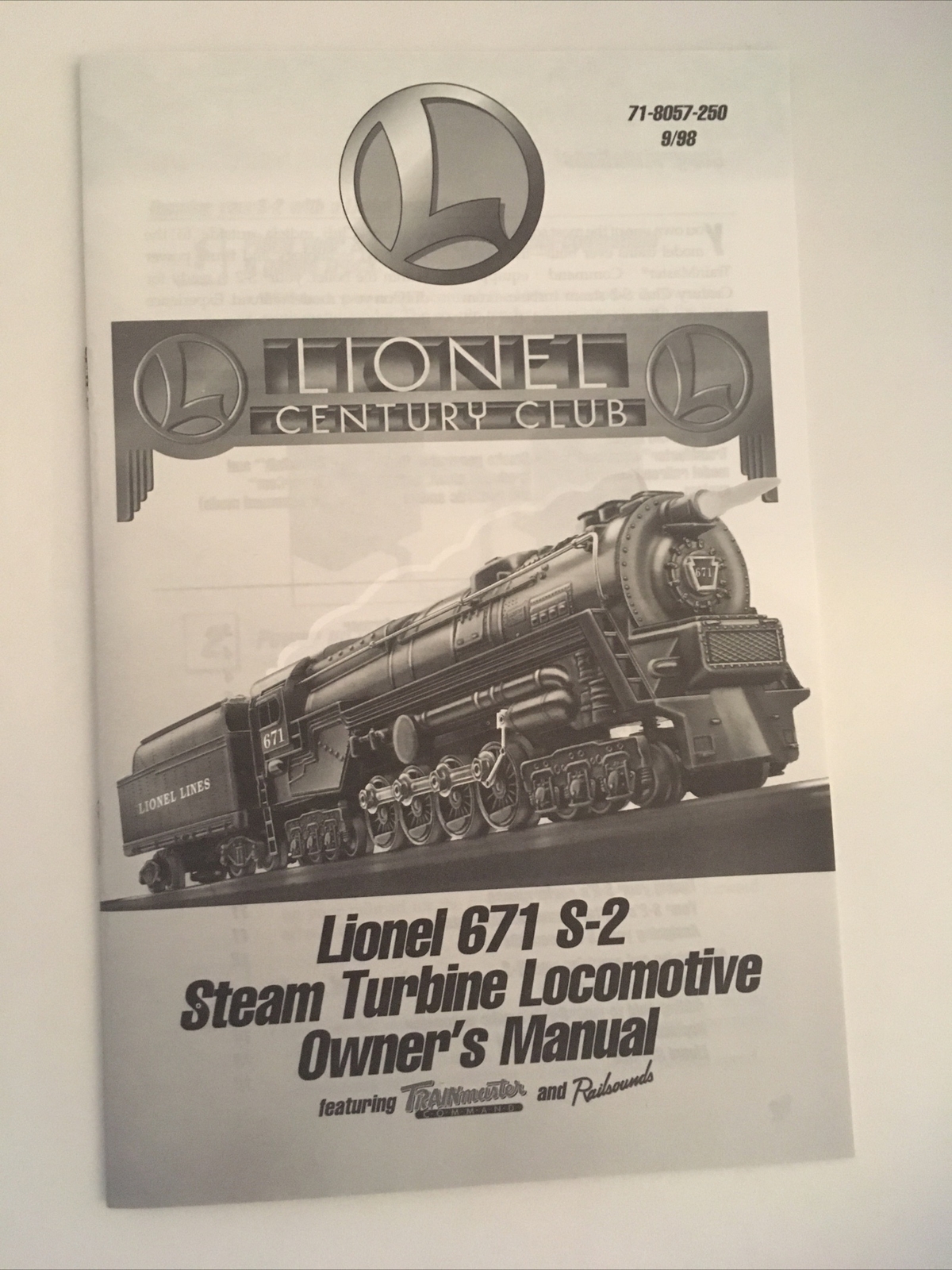 Lionel ~ 6-18057 PRR S2 6-8-6 Steam Turbine Locomotive "671" | eBay