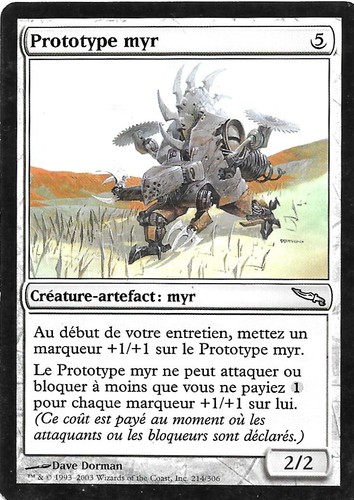 Carte Magic The Gathering / Prototype Myr 214 306 (vf) / COMME NEUF | eBay