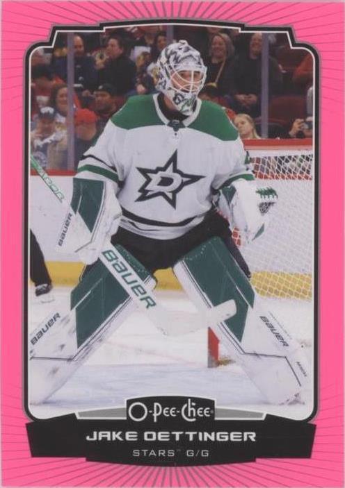 2022-23 O-Pee-Chee - Jake Oettinger #391 Neon Pink /75 for sale online ...