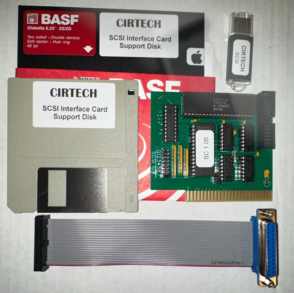 CIRTECH Apple II series SCSI Interface - NEW, works with 4 OS's | eBay