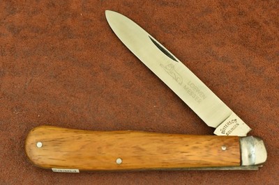 VINTAGE LOEWEN MESSER LUTTERS Che SOLINGEN GERMANY WOOD TRAPPER KNIFE ...