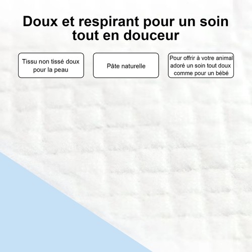 50 Tapis Absorbant Chien, 60x60cm L Format Bleu Alaise pour Chien ...