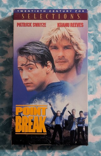 Point Break (1991 VHS) Patrick Swayze / Keanu Reeves / Gary Busey 90s ...