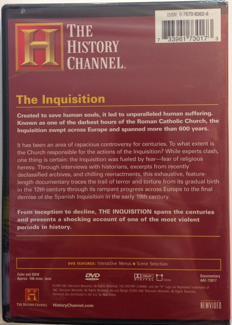 Historys Mysteries - The Inquisition (DVD, 2005) for sale online | eBay