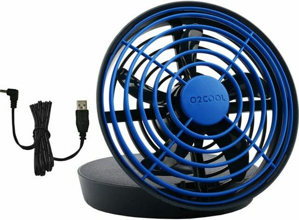 O2 Cool 5" USB Powered Portable Fan - Blue (FD05033) for sale online | eBay