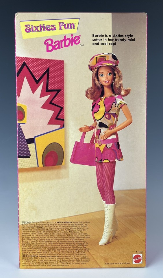 Vintage Sixties Fun Barbie Special Edition Fashion Doll Mattel 1997 ...