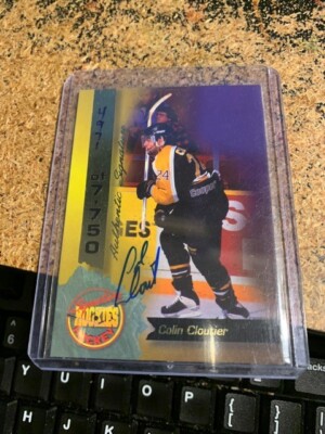 1994 SIGNATURE ROOKIES COLIN CLOUTIER AUTOGRAPH 4971/7750 | eBay