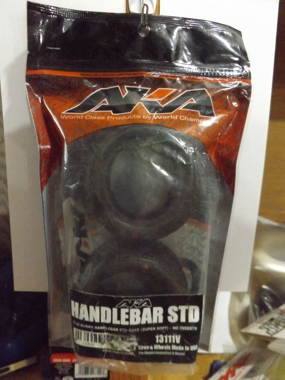 AKA 13111V 1/10 BUGGY HANDLEBAR STD REAR SUPER SOFT TIRE | eBay