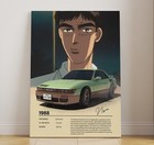 Initial D Collection: Iconic Characters & Cars - A1/A2/A3/A4 Canvas ...