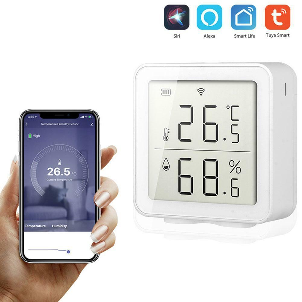 WiFi Smart Temperature Humidity Monitor Sensor Wireless Digital ...
