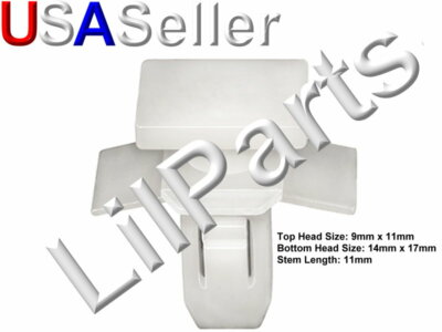 For Subaru Forester Front Bumper Extension Fastener Molding Clip ...