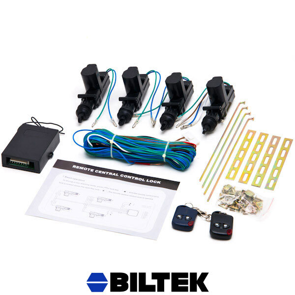 CENTRAL CAR POWER DOOR LOCK / UNLOCK CONVERSION KIT AUTO KEYLESS REMOTE ...