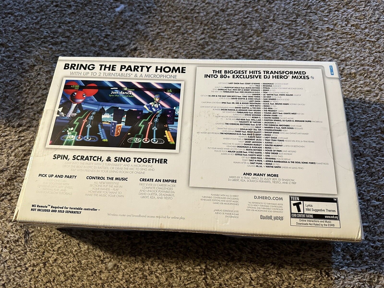 DJ Hero 2 Turntable Controller & Game Bundle Wii for sale online | eBay